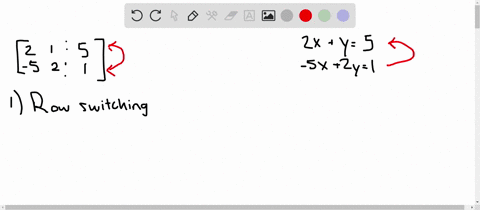 SOLVED:Think About It What is the relationship between the three elementary row operations ...