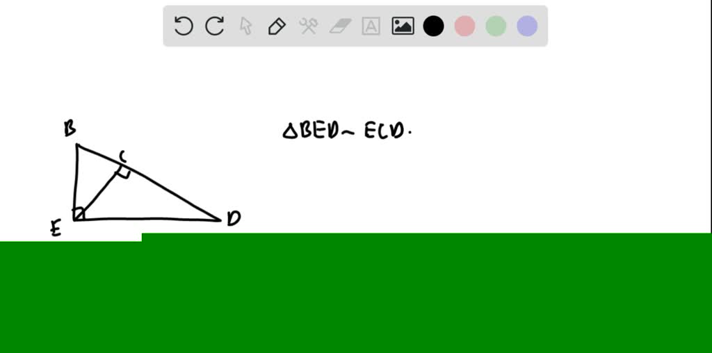 VIDEO solution:Write a similarity statement comparing the three triangles in each diagram ...