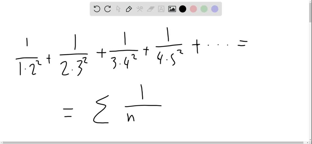 SOLVED:Rewrite each sum using sigma notation. Answers may vary. (1)/(1 ... SOLVED:Rewrite each sum using sigma notation. Answers may vary. (1)/(1 ...