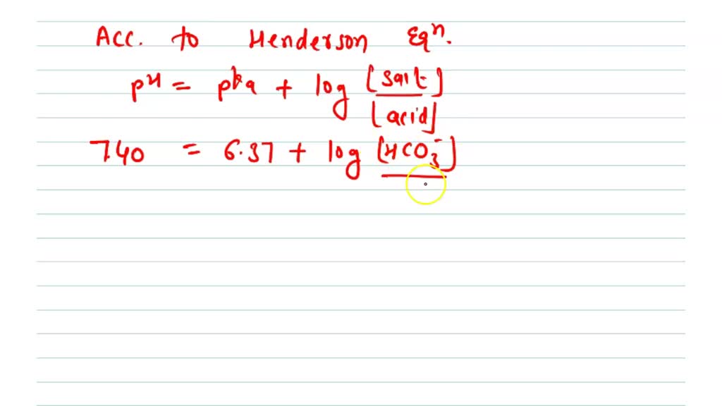 What is the normal ratio of bicarbonate to carbonic acid in the blood ...