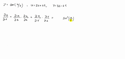 SOLVED: Use the Chain Rule to find ∂z / ∂s and ∂z / ∂t. z=e^' cosθ, θ=√(s^2+t^2) | Numerade