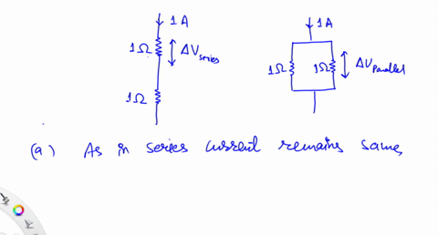 SOLVED:Figure P 18.49 shows separate series and parallel circuits. (a ...
