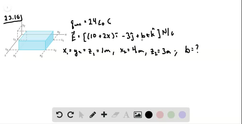 The box-like Gaussian surface shown in Fig. 23-38 encloses a net charge ...