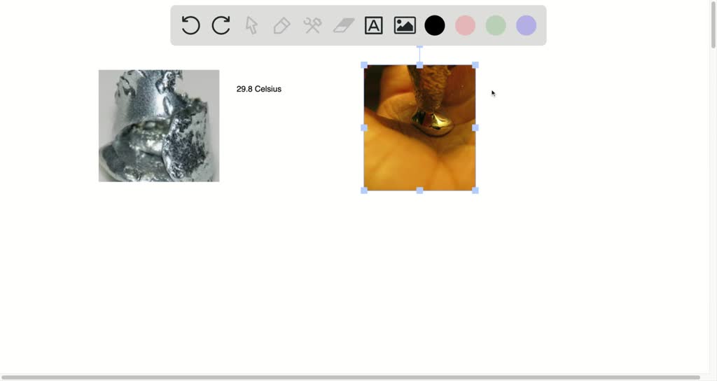 SOLVED:The element gallium has a melting point of 29.8^∘ C . If you ...