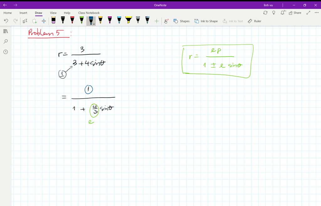 SOLVED:Identify each conic. Find its eccentricity e and the position of ... SOLVED:Identify each conic. Find its eccentricity e and the position of ...