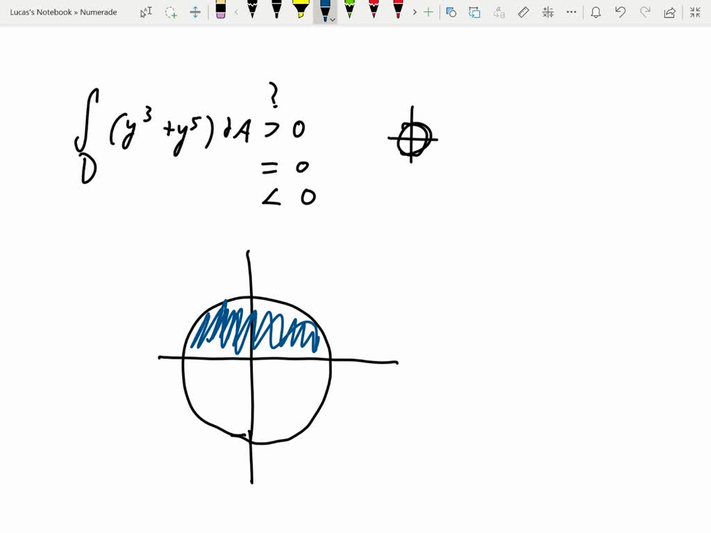 Decide (without calculation) whether the integrals are positive ...