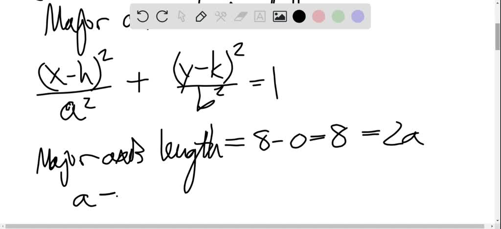 SOLVED:Finding the Standard Equation of an Ellipse In Exercises 19-32 ...