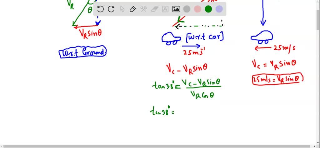 SOLVED:While driving north at 25 \mathrm{m} / \mathrm{s} during a ...