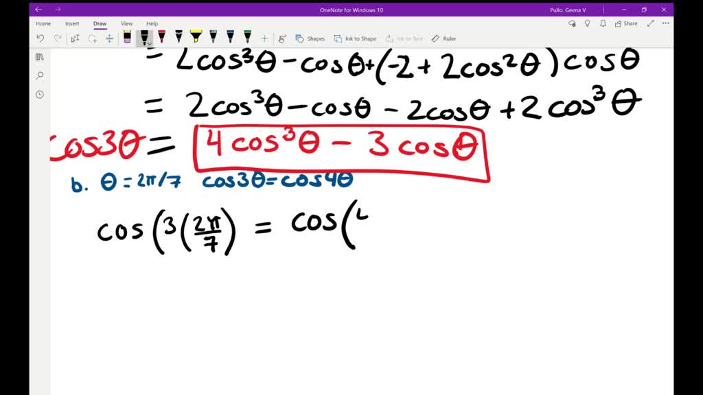 SOLVED If is Not An Odd Multiple Of 2 Then Prove That Tan9 9
