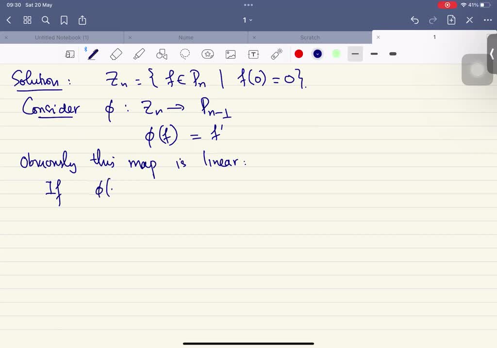 SOLVED:Prove that the set of all polynomials of degree n-1 with real (or complex) coefficientsis ...