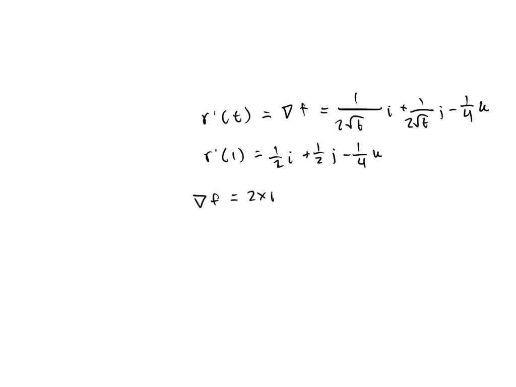 SOLVED:A smooth curve is normal to a surface f(x, y, z)=c at a point of intersection if the ...