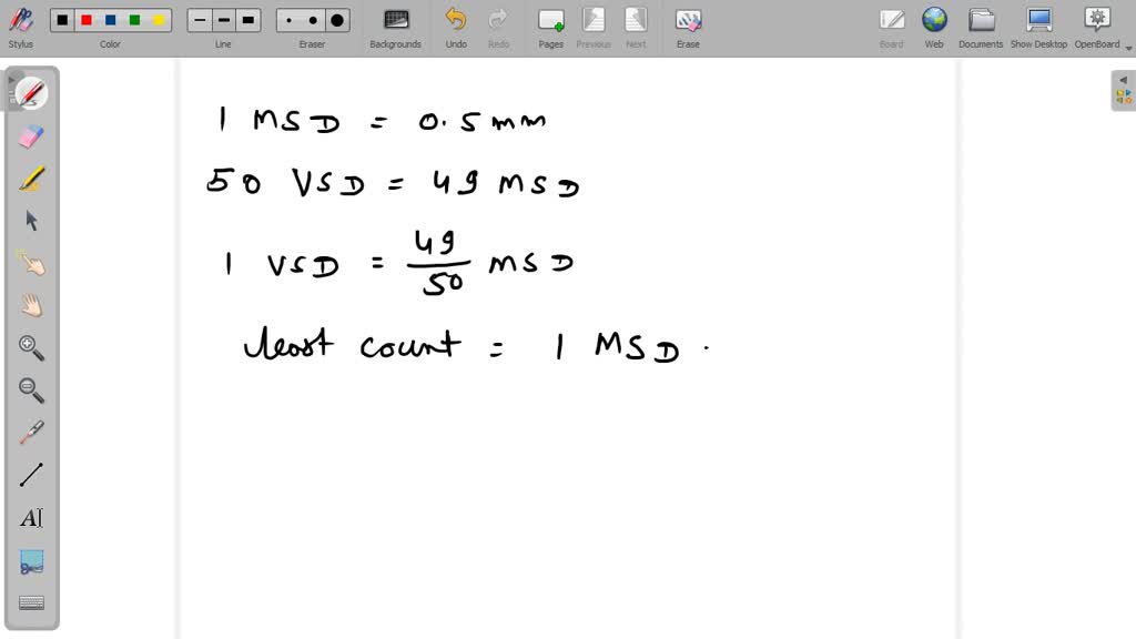 SOLVED:The vernier scale of a travelling microscope has £ 0 divisions ...