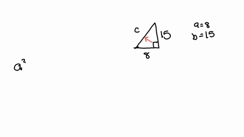 ⏩SOLVED:In a right triangle whose legs are a and b, find the… | Numerade