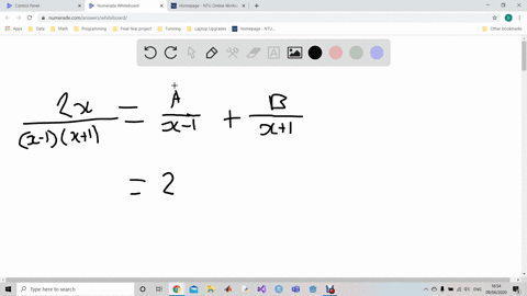 SOLVED:Use Heaviside's method to calculate the partial fraction decomposition of the given ...