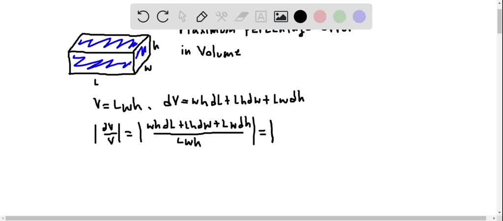 SOLVED The Length Width And Height Of A Rectangular Box Are Measured 