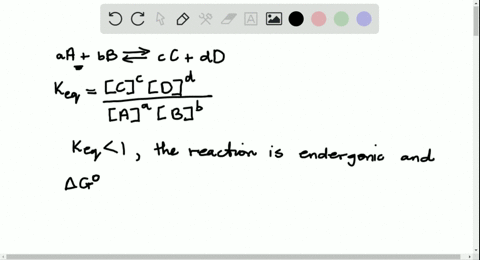 SOLVED:Draw an energy diagram for a one-step reaction with Keq