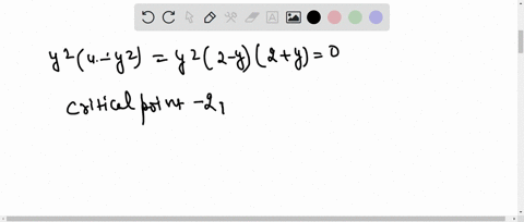 SOLVED:Find the critical points and phase portrait of the given ...