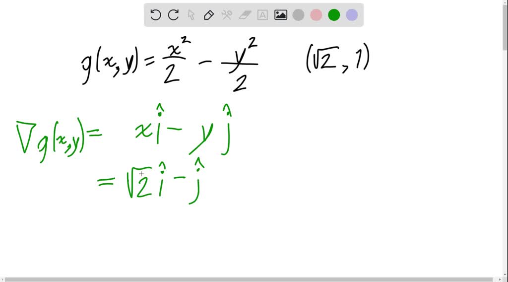 SOLVED:In Exercises 1–4, find the gradient of the function at the given ...
