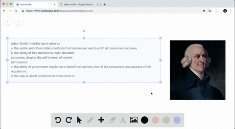 SOLVED: Adam Smith's "invisible hand" concept suggests that a competitive market outcome a ...