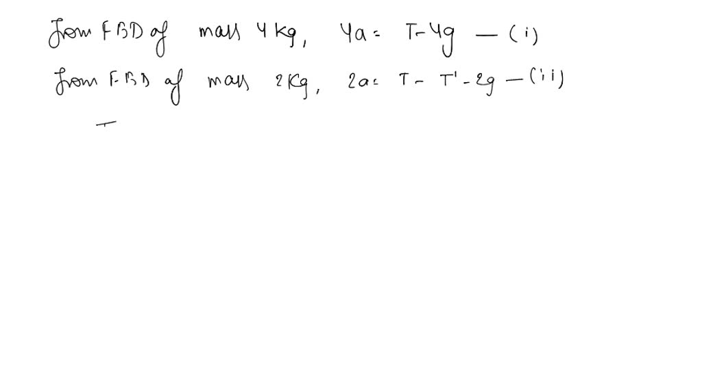 Solvedtwo Blocks Are Connected By A String As Shown In The Diagram The Upper Block Is Hung By 