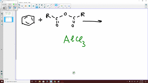 SOLVED:Show the mechanism for the generation of the acylium ion if an ...