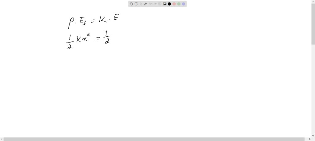 A spring in a toy car is compressed a distance, x. When released, the ...