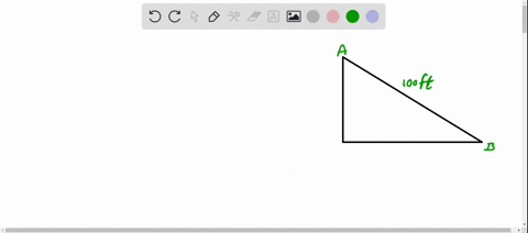 SOLVED:A 100-foot line is attached to a kite. When the kite has pulled ...
