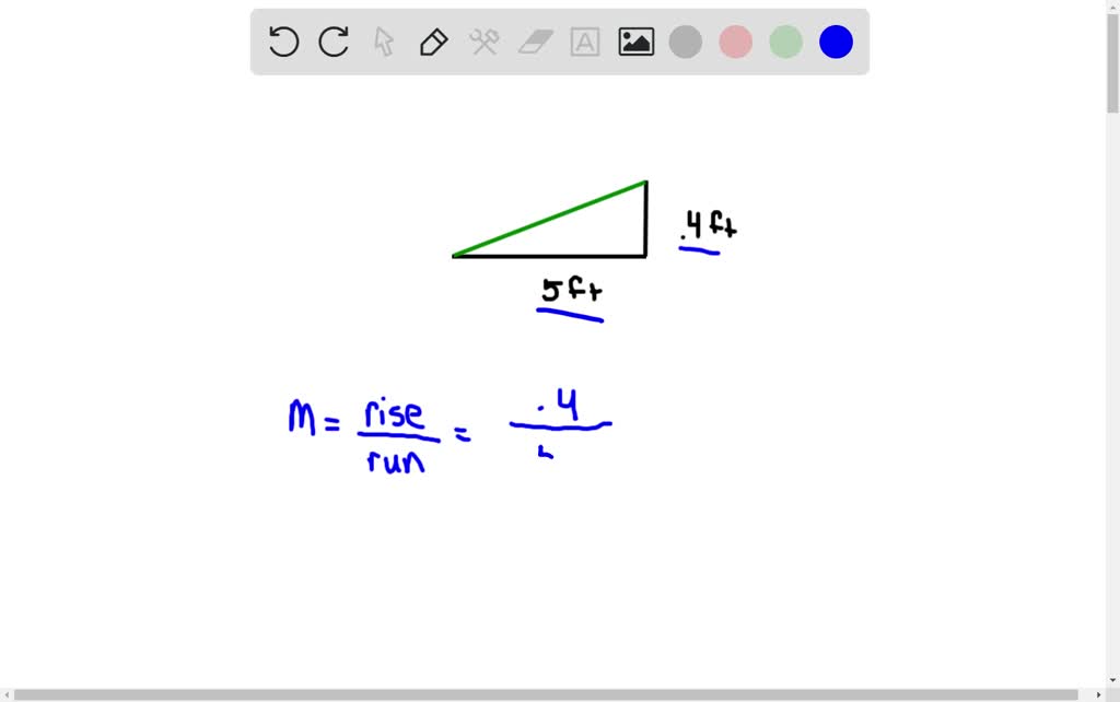 SOLVED:Find the slope (or grade) of the treadmill. (IMAGE CANNOT COPY)