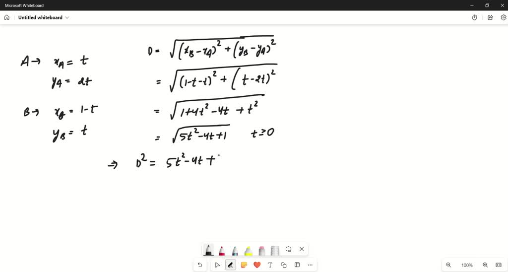 ⏩SOLVED:Two particles, A and B, are in motion in the x y -plane.… | Numerade