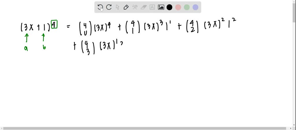 ⏩SOLVED:Expand each expression using the Binomial Theorem. (3 x+1)^4 | Numerade