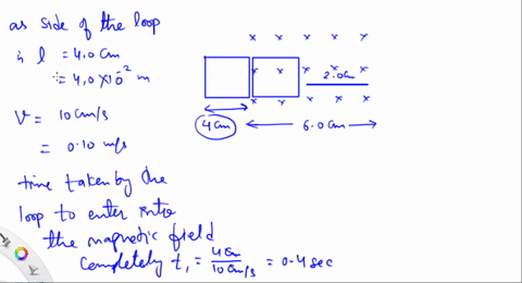 ⏩SOLVED:In Fig. 20.4, a square metal loop of side 4.0 cm and… | Numerade
