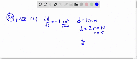 SOLVED: If a snowball melts so that its surface area decreases at a ...