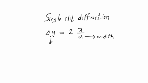 ⏩SOLVED:If the width of a single slit is increased, does the width ...