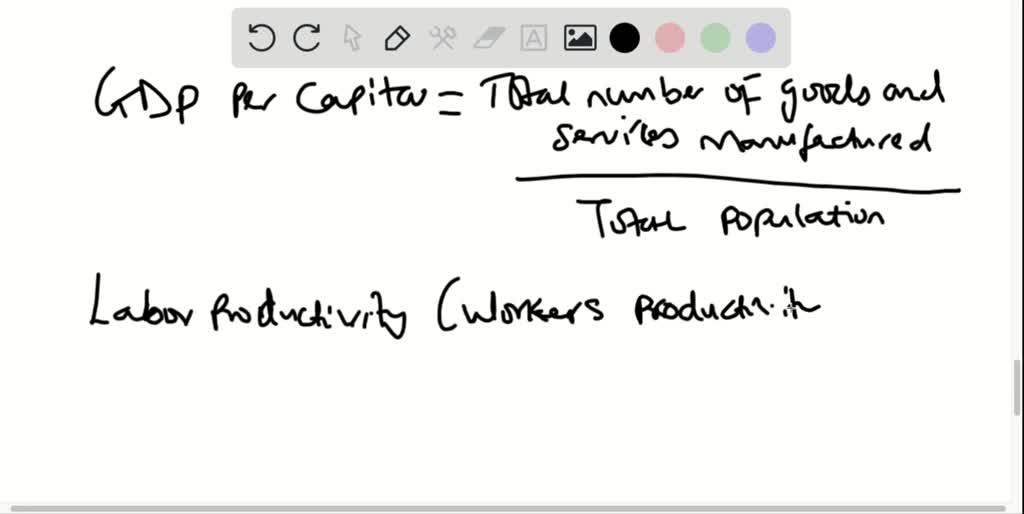SOLVED:How is GDP per capita calculated differently from labor ...