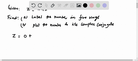 ⏩SOLVED:Find and plot the complex conjugate of each number. -4 i | Numerade