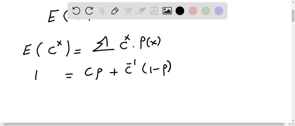 Solvedif X Is A Nonnegative Integer Valued Random Variable Show That E X ∑n1∞ P X ⩾n ∑n0
