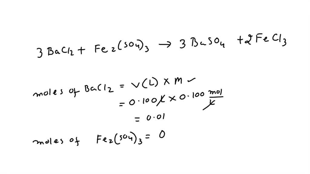 ⏩SOLVED:What mass of barium sulfate can be produced when 100.0 mL… | Numerade