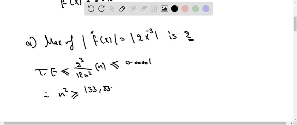 ⏩solveduse The Error Formulas In Theorem 520 To Find N Such That 8246