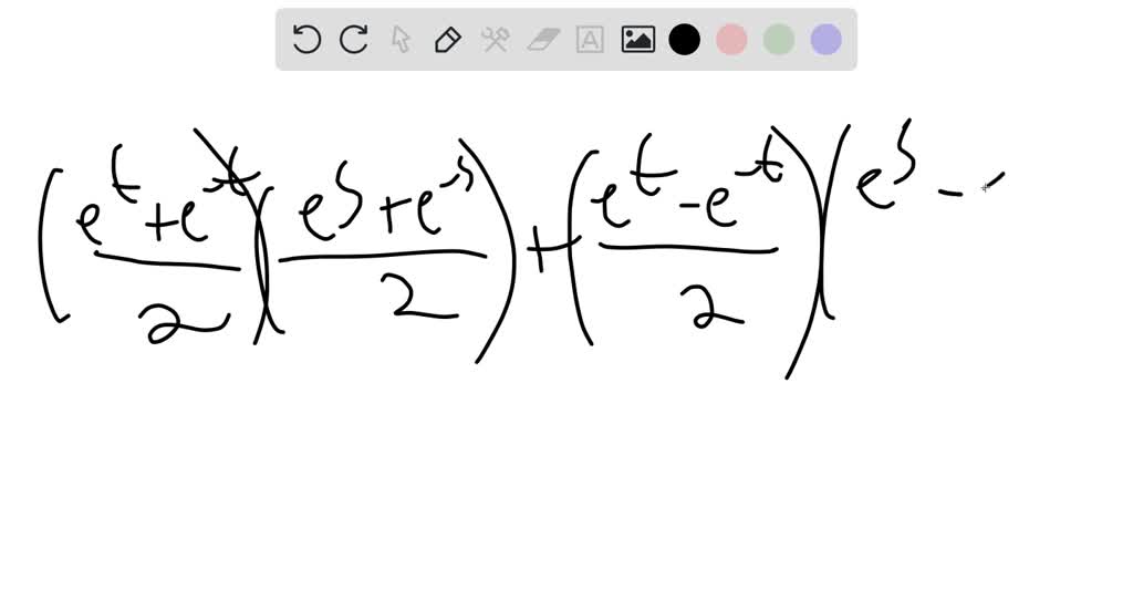 SOLVED:Verify the identify. cosh(t+s)=cosht coshs+sinht sinhs