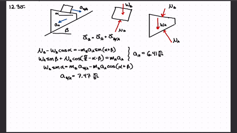 Block B of mass 10 kg rests as shown on the upper surface of a 22-kg wedge A. Knowing that the ...