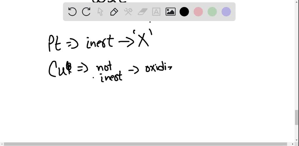 SOLVED:The products obtained at electrodes vary as the electrodes used ...