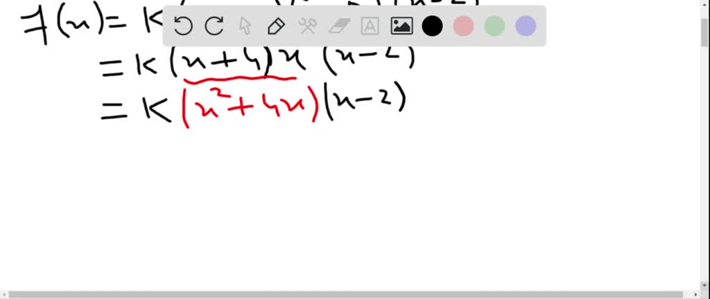 SOLVED:Form a polynomial function whose real zeros and degree are given. Answers will vary ...