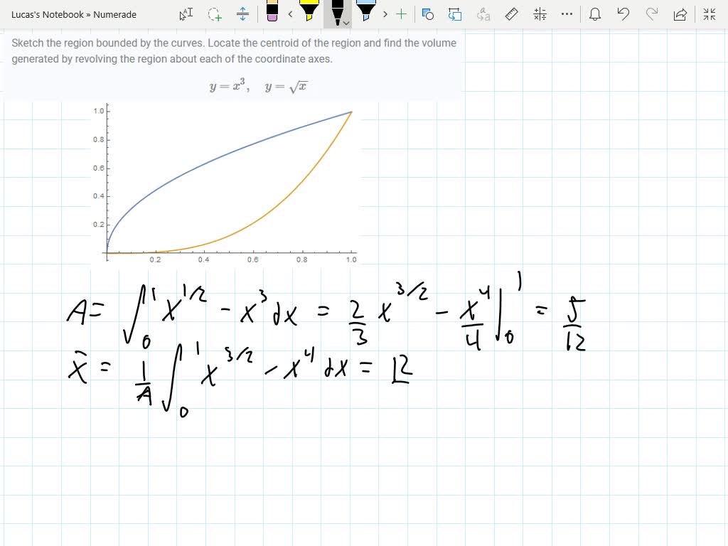 SOLVED:Determine the volume of an ellipsoid formed by revolving the ...