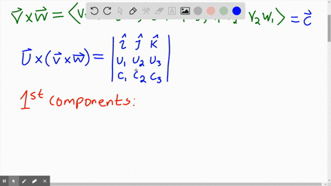 SOLVED:Prove the following identities. Assume 𝐮, 𝐯, 𝐰, and 𝐱 are nonzero vectors in ℝ^3. 𝐮 ×(𝐯 × ...