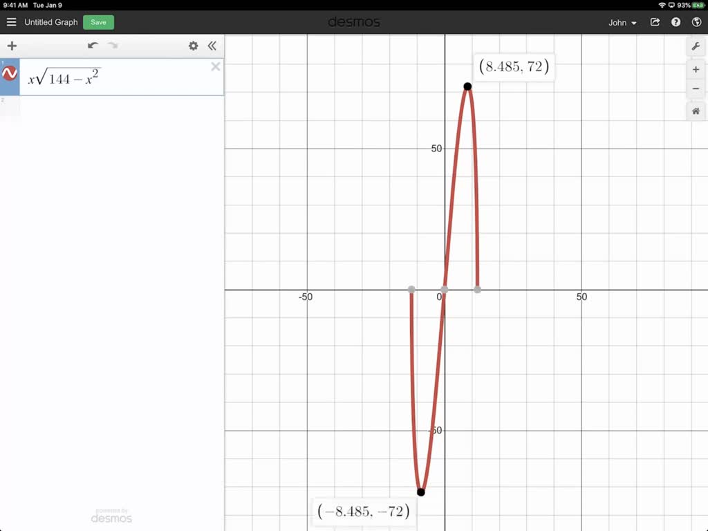 SOLVED:A standard graphing window will not reveal all of the important ...