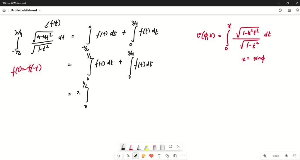 ⏩SOLVED:Identify each of the integrals as an elliptic integral (see ...