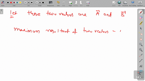 SOLVED:The maximum resultant of two vectors is 26 unit and minimum ...
