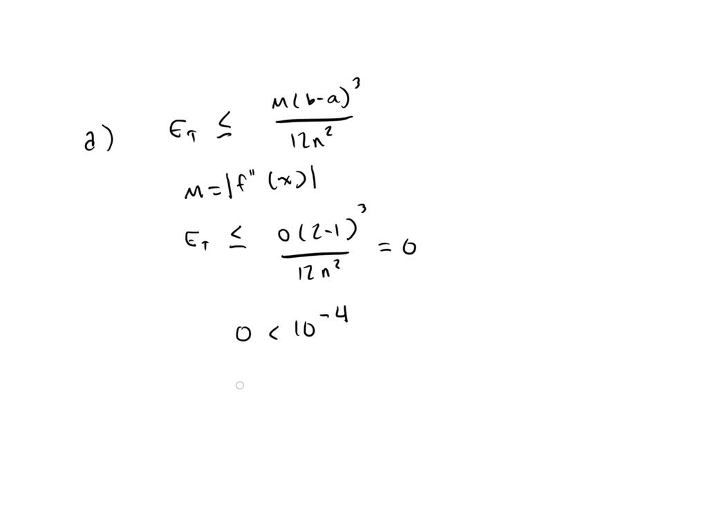 ⏩SOLVED:Estimate the minimum number of subintervals needed to… | Numerade