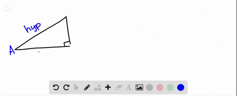 SOLVED:Writing Describe how you can find the length of the hypotenuse ...