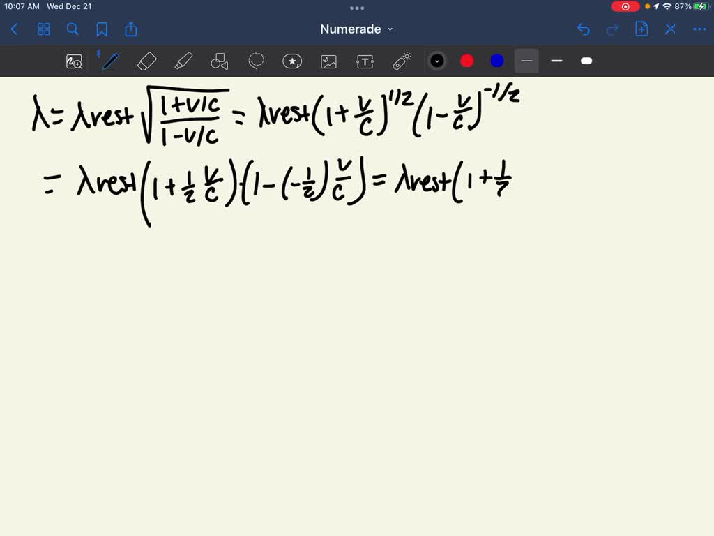 ⏩SOLVED:(II) Starting from Eq. 44-3, show that the Doppler shift in ...